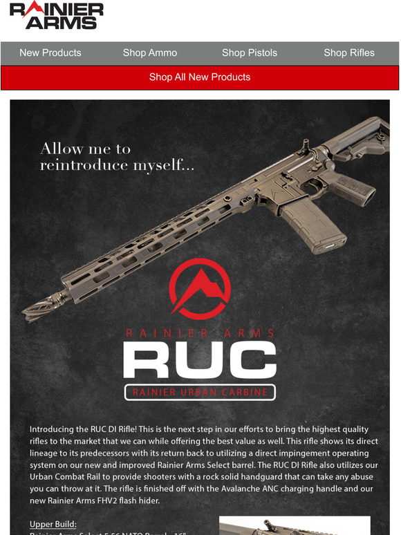 Rainier Arms: Reintroducing, the Rainier Arms RUC Rifle... | Milled