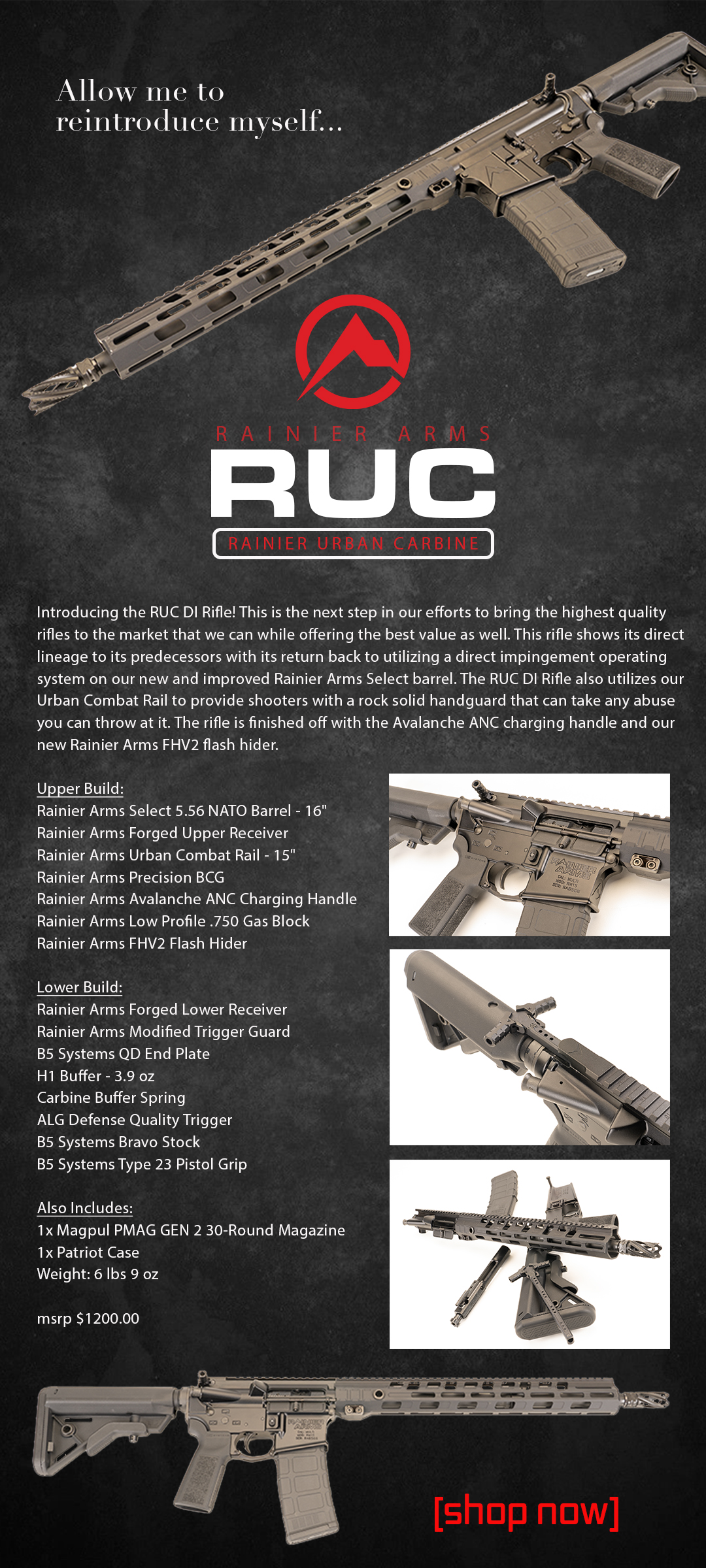 Rainier Arms: Reintroducing, the Rainier Arms RUC Rifle... | Milled