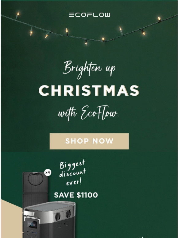 EcoFlow: Brighten up Christmas with EcoFlow | Milled
