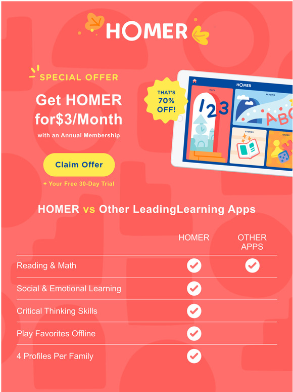 HOMER Learn-to-Read Program: Kickstart Your Childs Learning Journey for ...