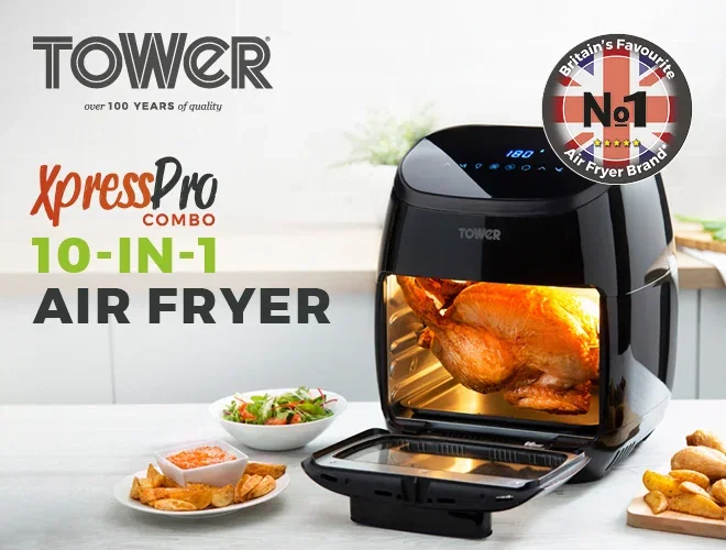 Tower: Our Most Advanced Tower Airfryer Yet Has Arrived! | As seen on ...