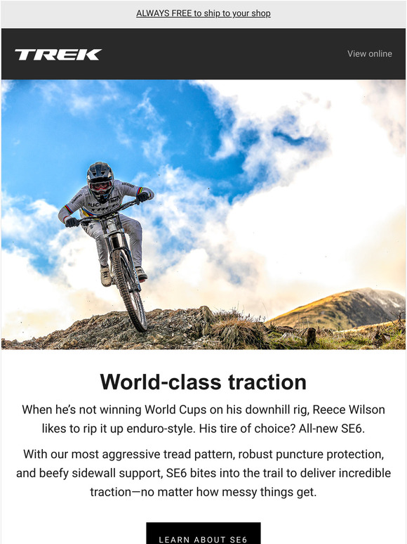 Trek Bicycle: Introducing SE6: our most aggressive tire yet | Milled