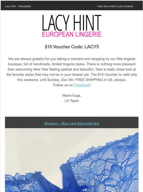 Lacy Hint: Bras for Lingerie Lovers | Milled