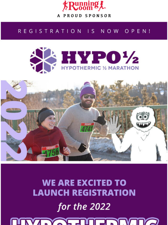 Running Room: Virtual Hypothermic Half 2022 - Registration is Now Open! | Milled