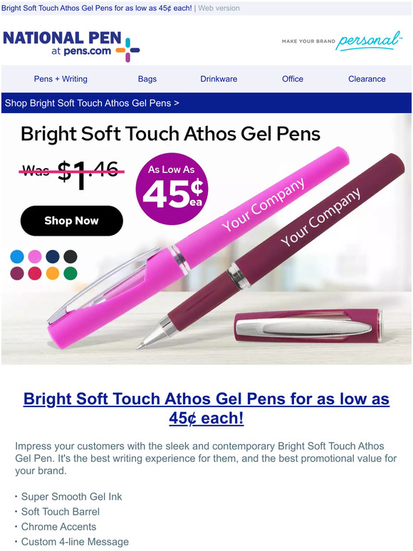 National Pen: Do you have the pens customers love? | Milled