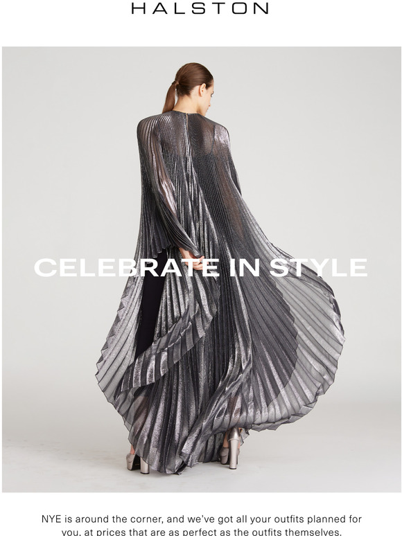 Halston: Party Looks. Party Prices | Take 20% off markdowns | Milled
