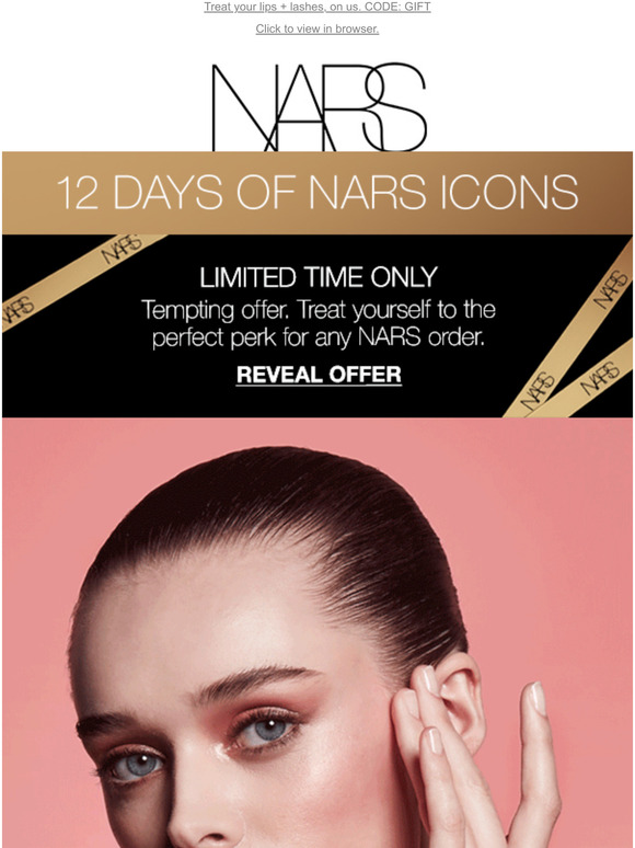 NARS: 12 Days of NARS Icons starts now. | Milled