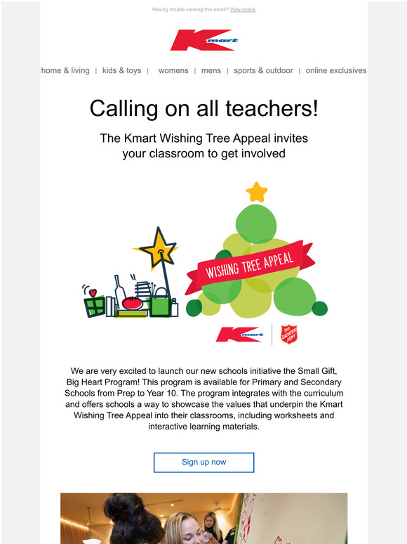 Kmart: Introducing The Small Gift, Big Heart Program for schools | Milled