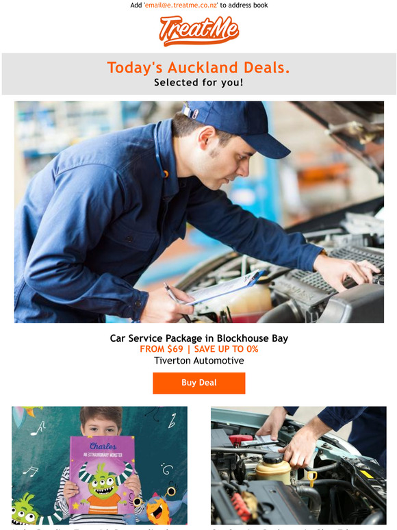 Treat Me: Car Service Package from $69 in Blockhouse Bay | Milled