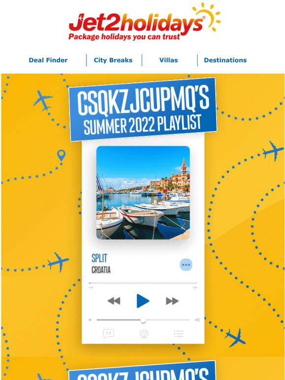 Jet2holidays: Your Summer 2022 playlist has landed | Milled
