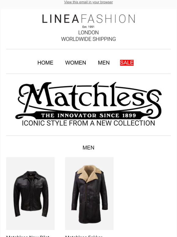 Linea Fashion: MATCHLESS Iconic Style | Milled