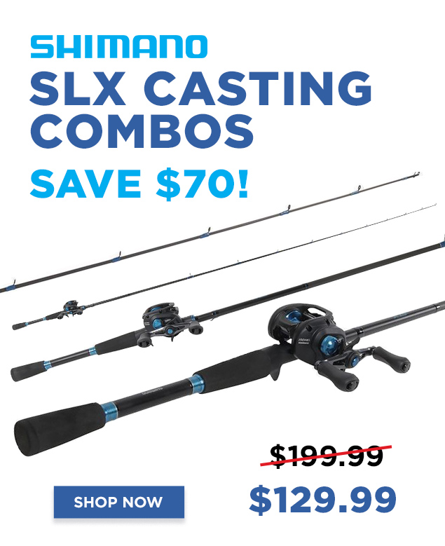 Tackle Direct: GET $70 OFF! Shimano SLX Casting Combo | Milled