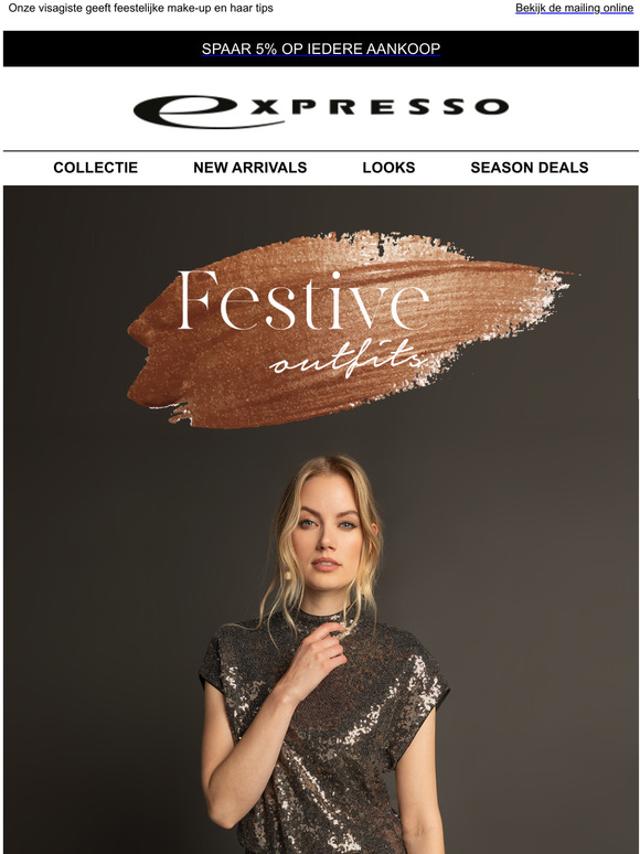 Expresso: Festive Outfits! In welke outfit straal jij tijdens de ...