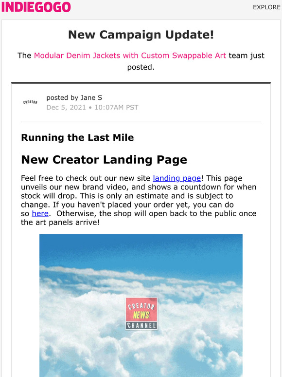 Indiegogo: Update #10 from Modular Denim Jackets with Custom Swappable ...