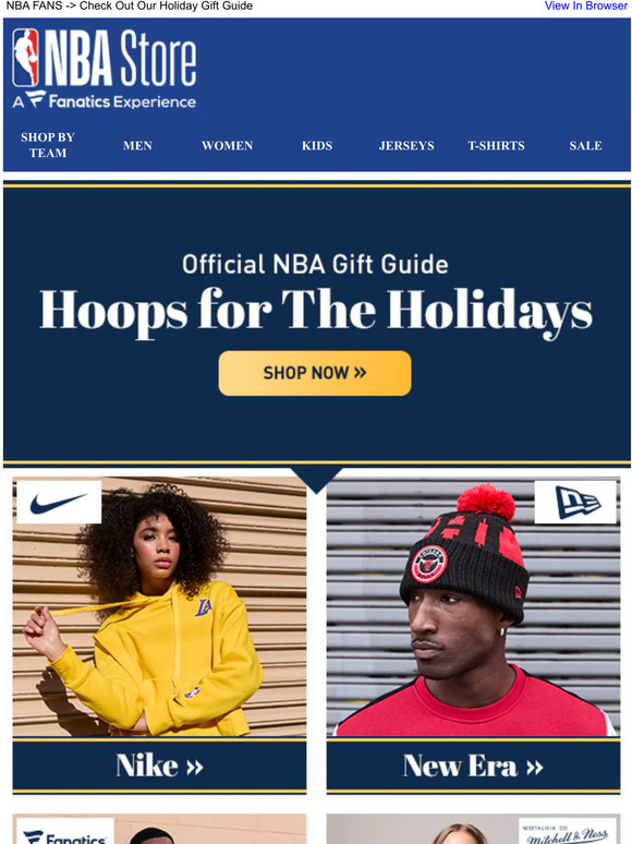 NBA Store: Swish! Score The Best NBA Gifts | Milled