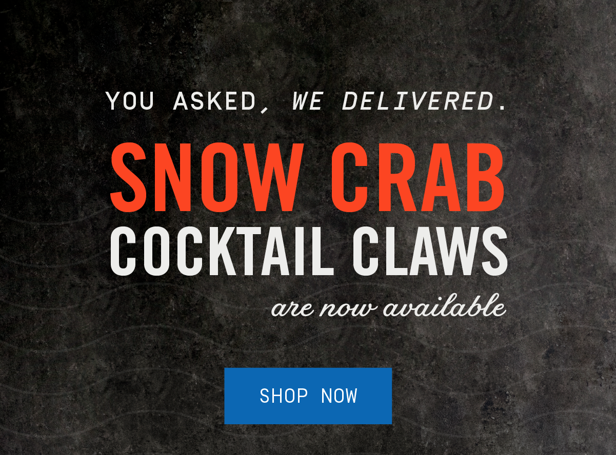 Alaskan King Crab Co.: Snow Crab Cocktail Claws Available NOW | Milled