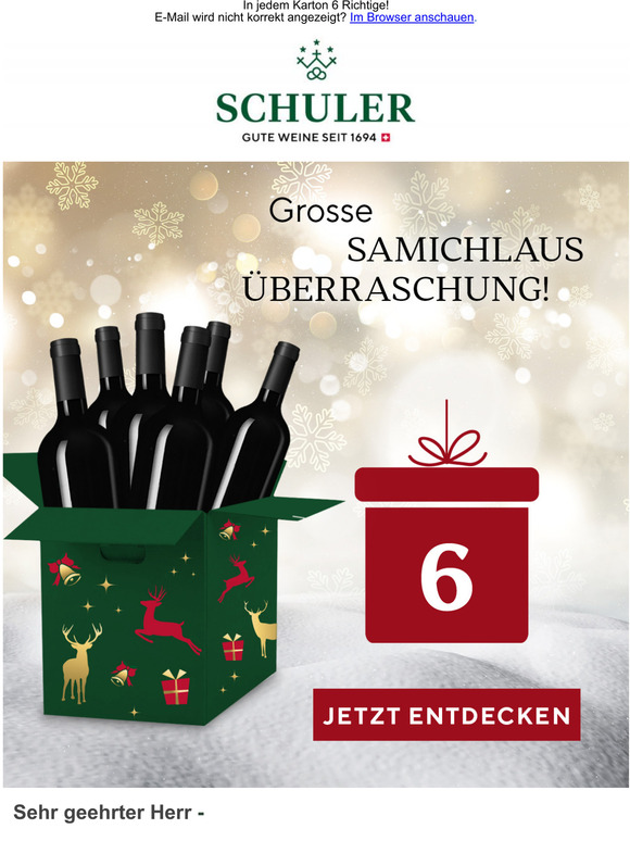 Schuler: NUR HEUTE: Das legendre SCHULER berraschungspaket! | Milled