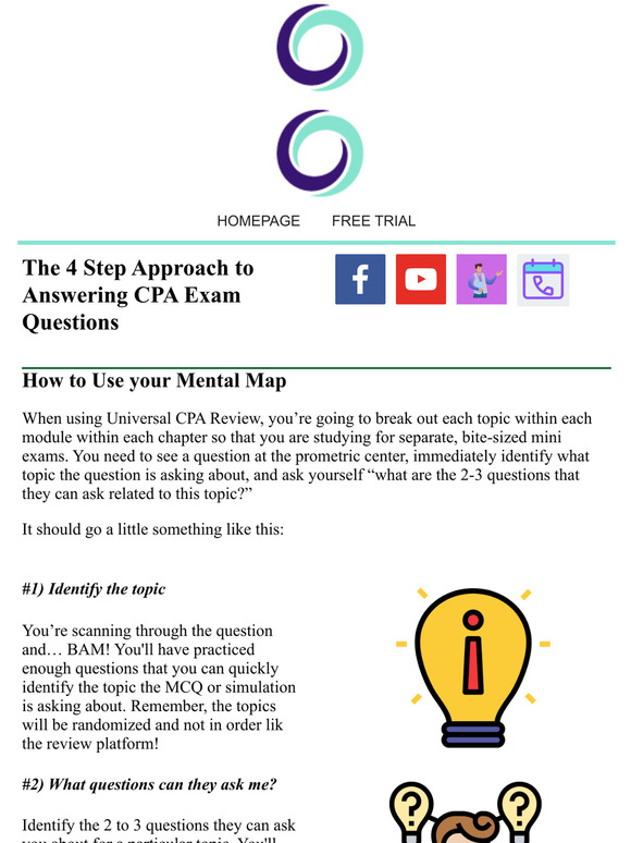 Universal CPA Review: Your Mental Map for the CPA Exam | Milled