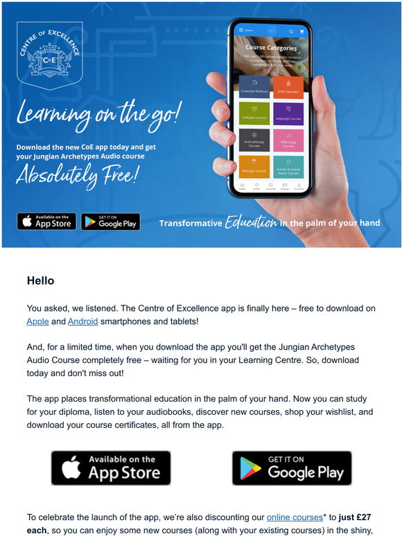 Centre of Excellence: Introducing: The new CoE app | Milled