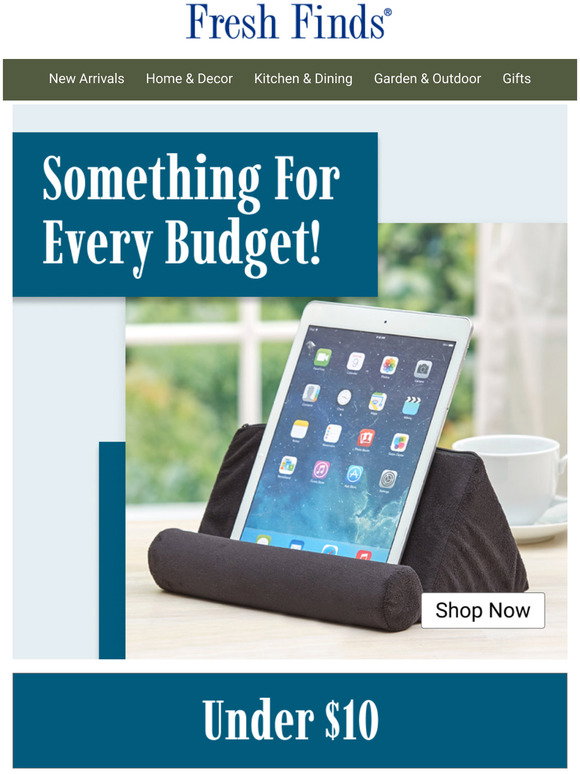 Fresh Finds: Find Something For Every Budget! | Milled