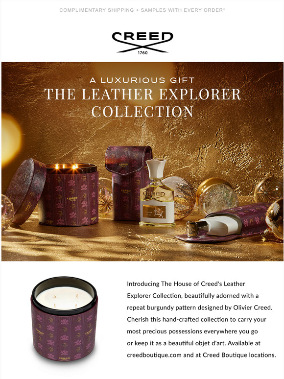 Creed: Introducing The Leather Explorer Collection | Milled