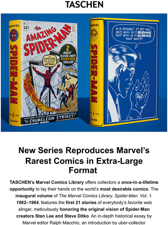 TASCHEN: Spider-Man, the First Volume in TASCHENs Marvel Comics Library ...