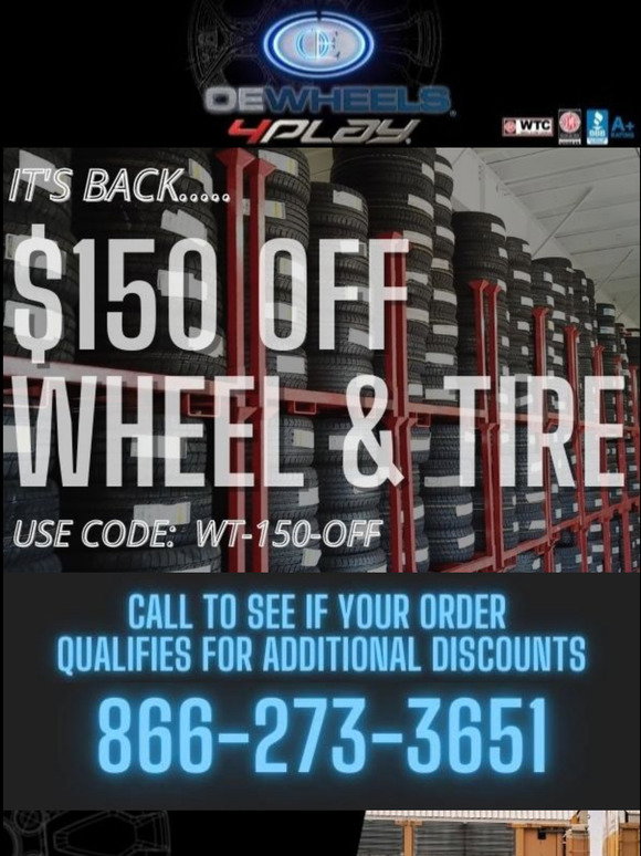 OE Wheels: OE Wheel BIGGEST Sale Ever | Milled