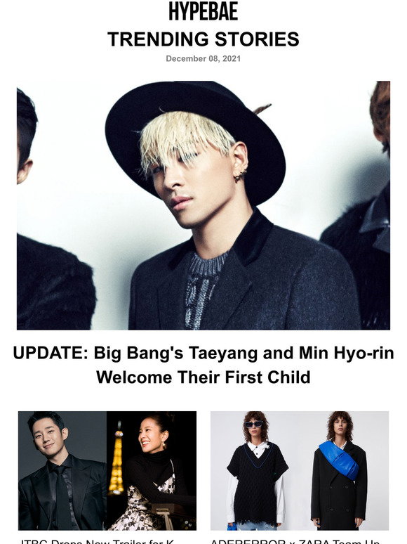 Hypebae: UPDATE: Big Bang's Taeyang and Min Hyo-rin Welcome Their First ...
