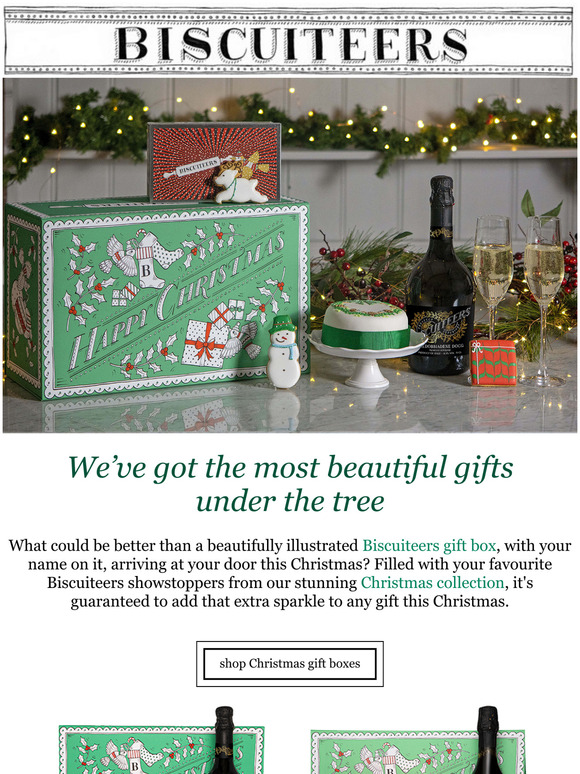 Biscuiteers: Shop now! Beautiful gift boxes for under the tree | Milled