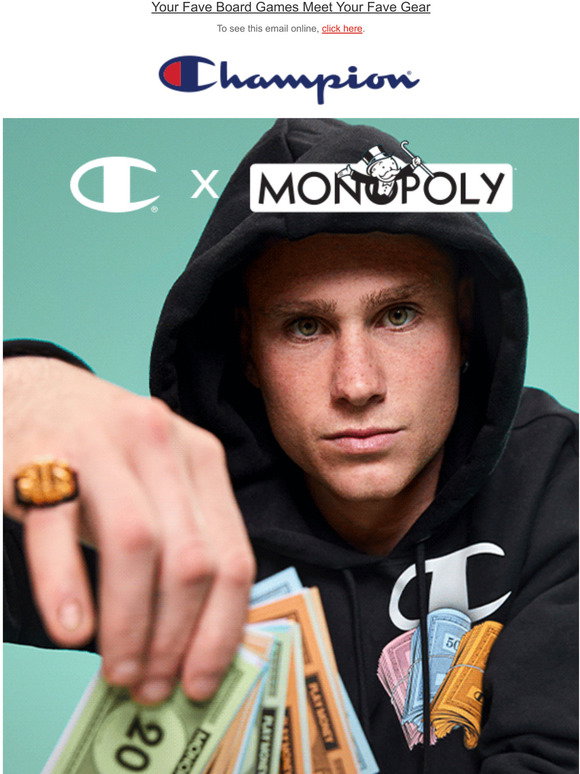 Champion: Sneak Peek: Start Game Night Early! Champion X Hasbro | Milled