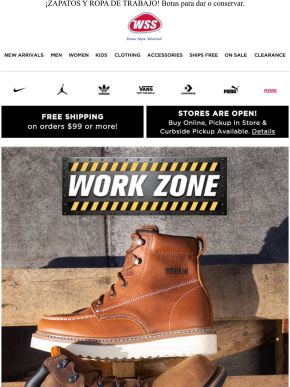 WSS: -WORK SHOES & WORK WEAR! Boots to Give or Keep. | Milled