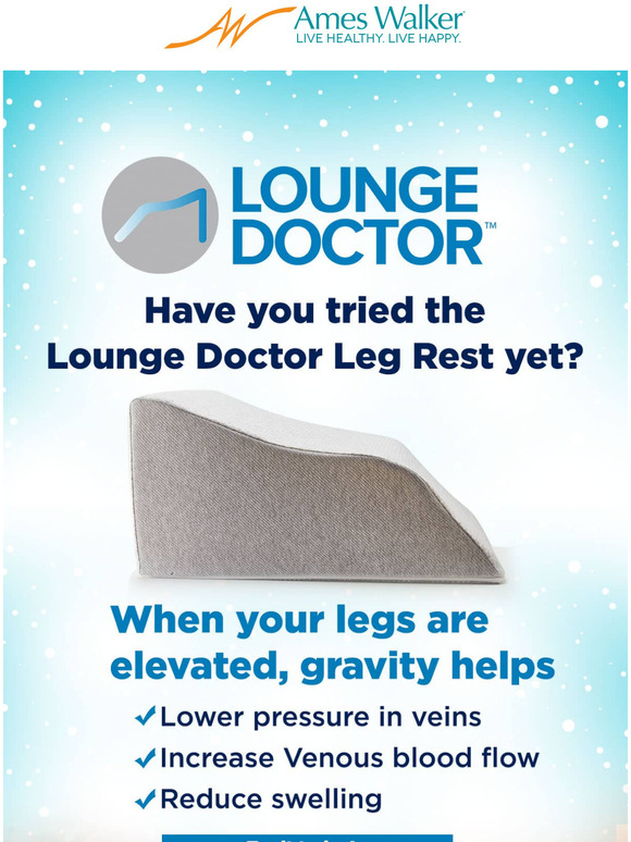Ames Walker: Have you tried the Lounge Doctor Leg Rest? | Milled