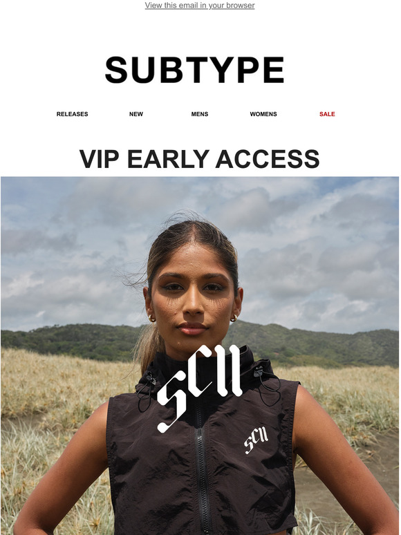 Subtype: VIP Early Access To Our New SUBTYPE Curated Range | Milled