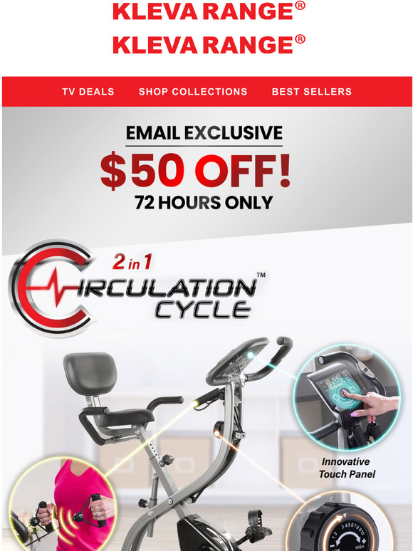 Kleva Range: Get a Huge $50 OFF Our Circulation Cycle | Milled