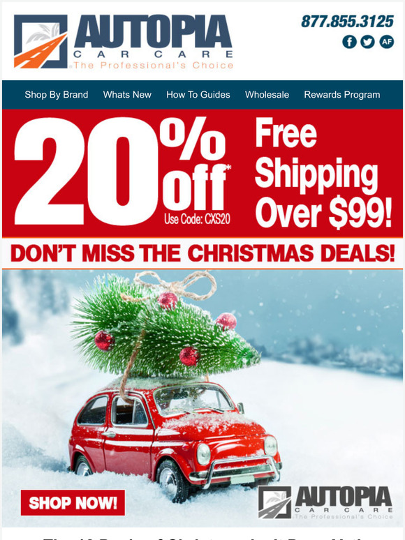 Autopia Car Care: 20% OFF - No Minimum! | FREE Shipping Over $99 | New ...