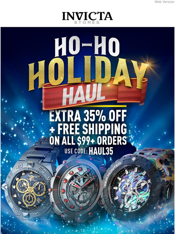 Invicta: Extra 35% OFF Is Back! Limited Time Only | Milled