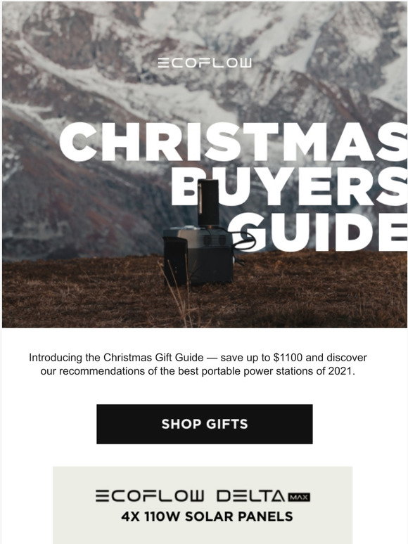 EcoFlow: Christmas Gift Guide | Milled