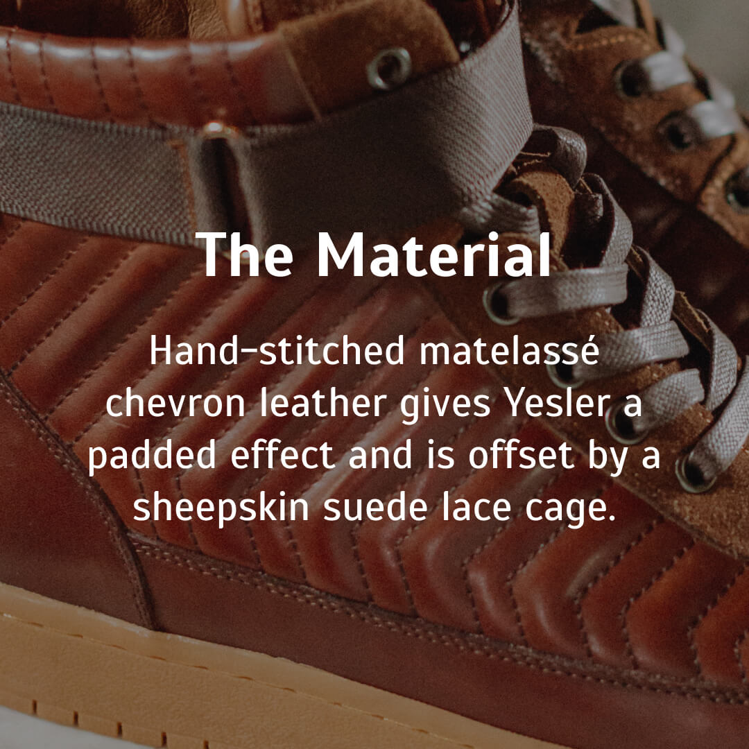 Marc Nolan: NEW Yesler Matelass Leather Sneakers | Milled