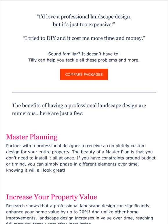 Tilly Design: Why Landscape Design? | Milled