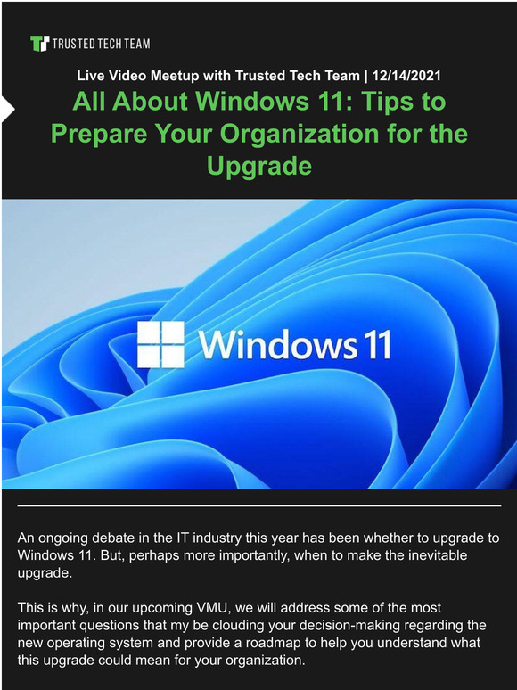 Trusted Tech Team: All About Windows 11: Tips to Prepare Your ...