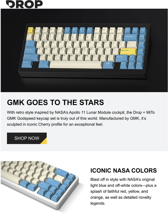 Drop: MiTos GMK Godspeed Keycap Set Is Now in Stock | Milled