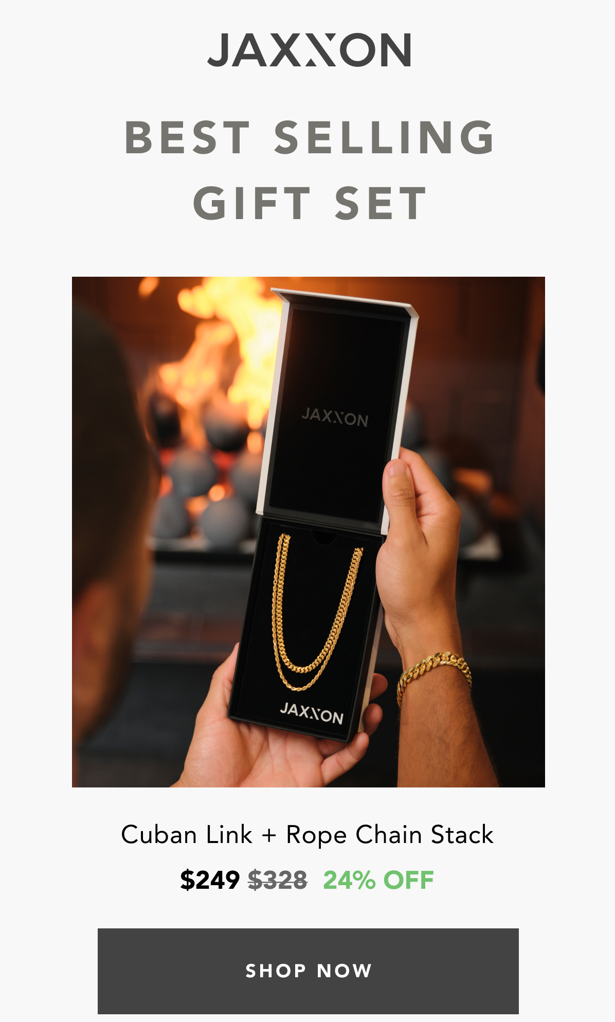 Jaxxon: 24% OFF - The Cuban Link + Rope Chain Stack | Milled