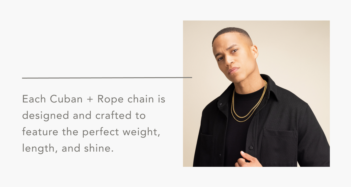 Jaxxon: 24% OFF - The Cuban Link + Rope Chain Stack | Milled