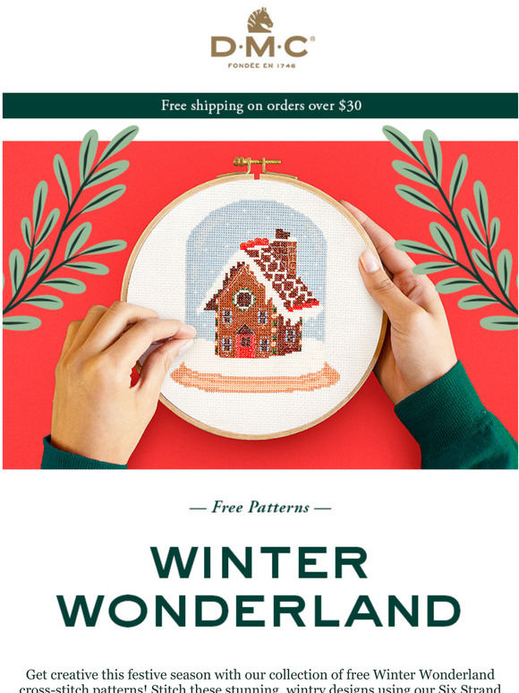 DMC: Free Patterns: Winter Wonderland | Milled