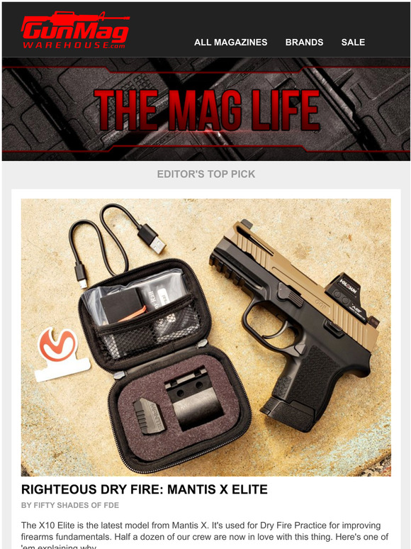 GunMag Warehouse: No Ammo Needed: Must-Do Dry Fire With Mantis X | Milled