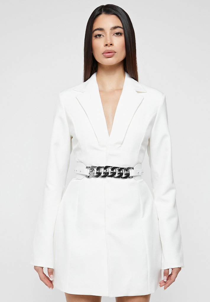 Manière De Voir: First Look: Chain Belted Blazer Dress | Milled
