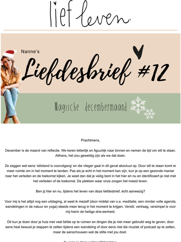 Lief Leven: Liefdesbrief #12 | Milled