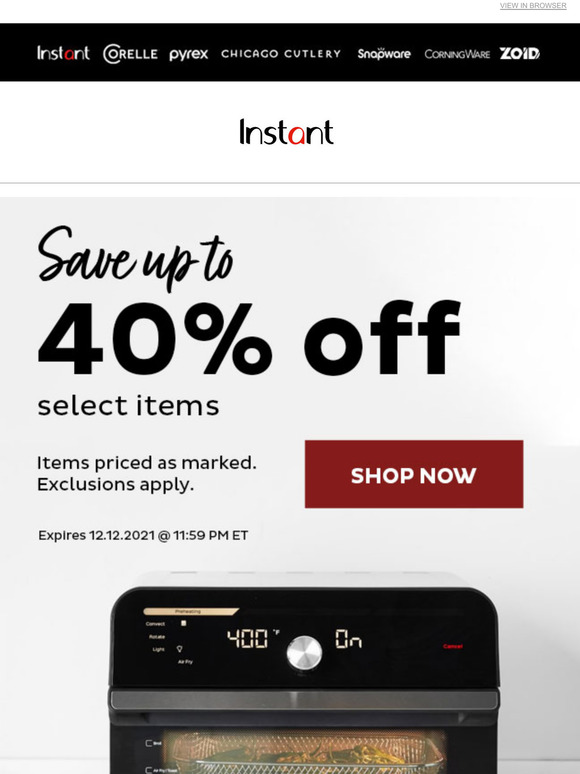 instanthome: Sunday savings are winding down | Milled