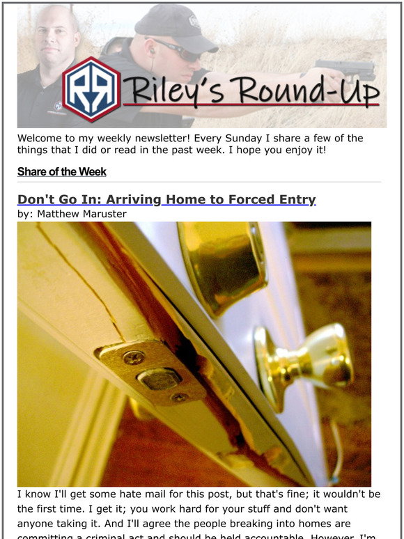 Concealed Carry: Dont Go In: Arriving Home to Forced Entry | Milled