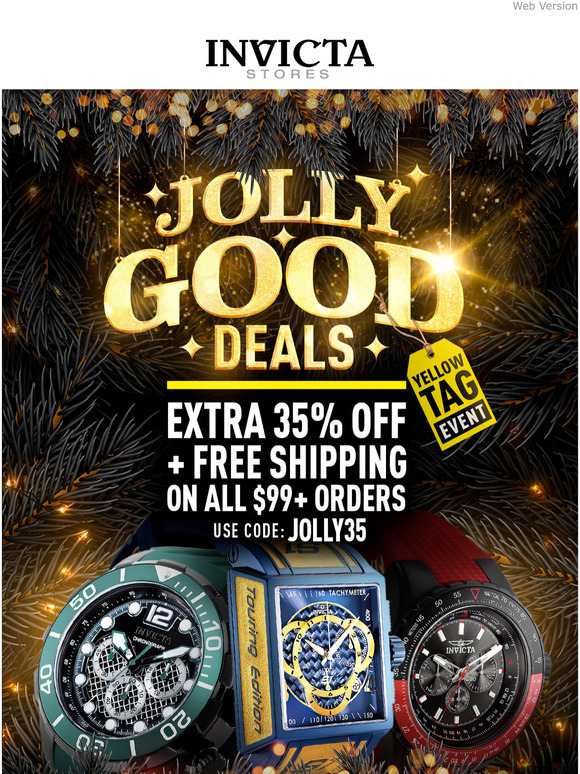 Invicta: Extra 35% OFF For A Limited Time Only! | Milled